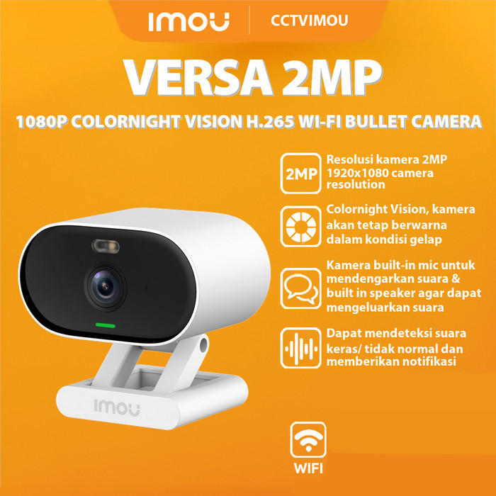 Jual Kamera Cctv Imou Versa 2mp Ipc C22fp C Wifi Bullet Ip Camera