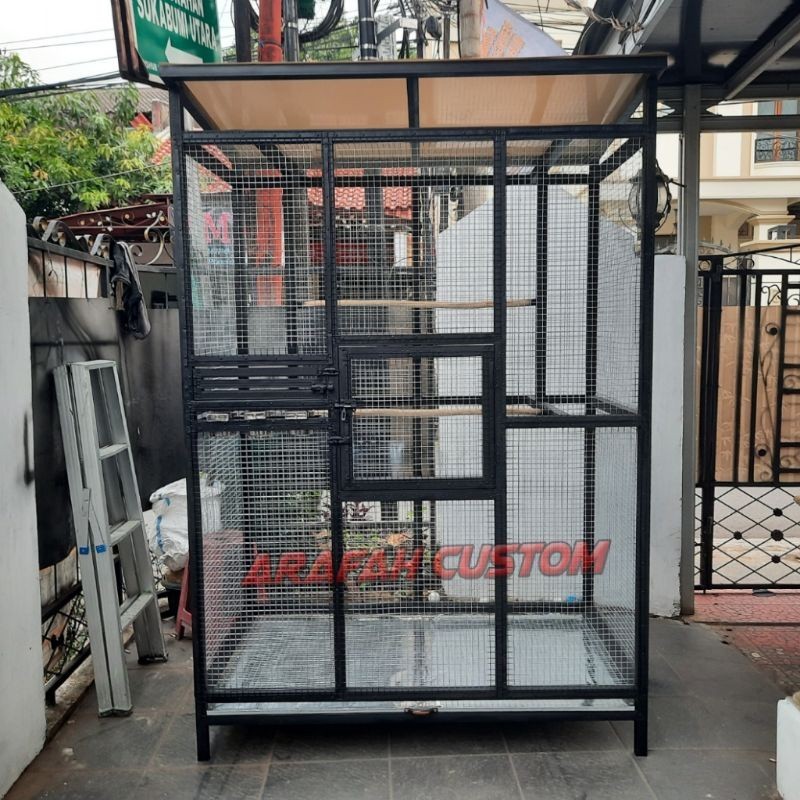 Jual Sangkar Kandang Ternak Koloni Aviary Besar Kawat Tebal Burung ...