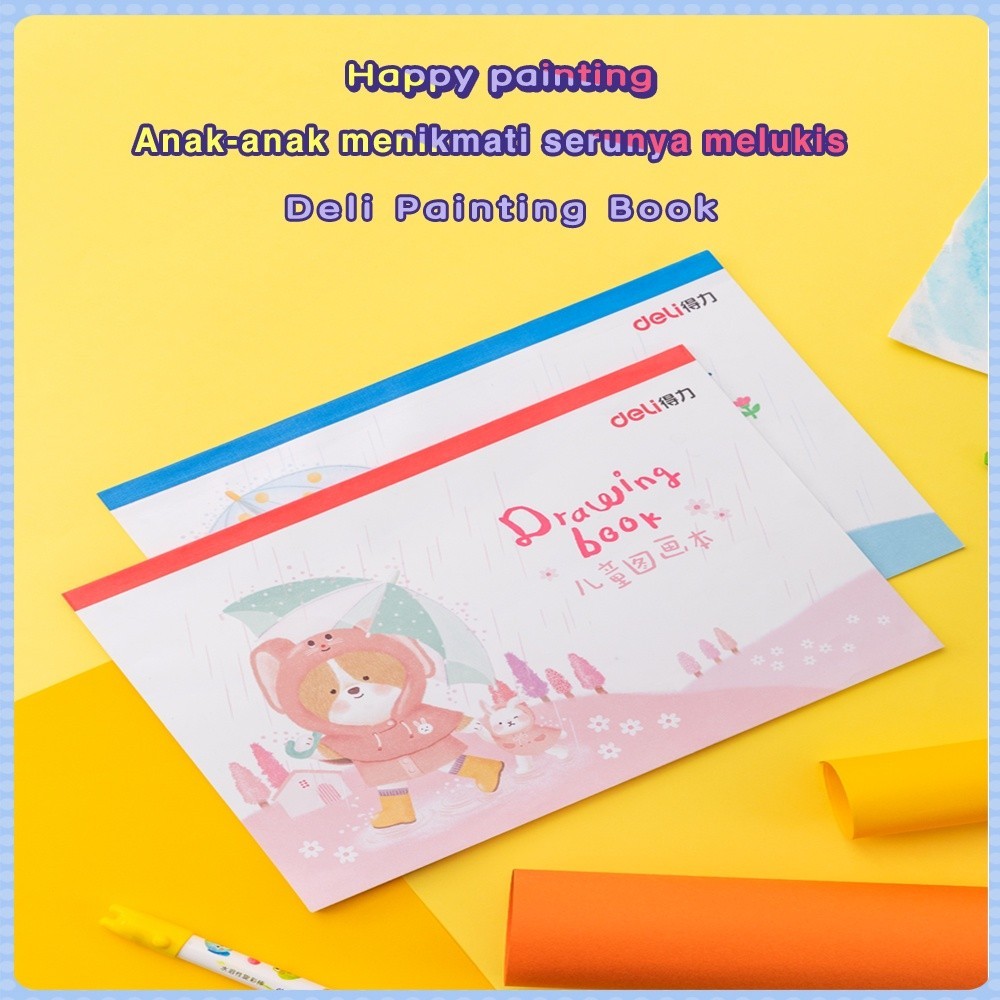 Jual Buku Gambar / Drawing Book Deli A4 20 Lembar - 73382 | Shopee ...