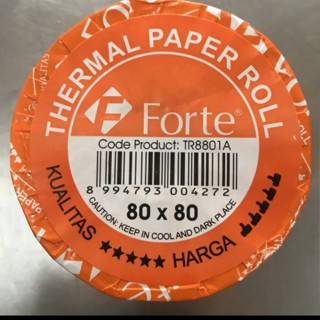 Jual Forte Termal Struk 80 x 80 mm Kertas Kasir Satuan Thermal Paper ...