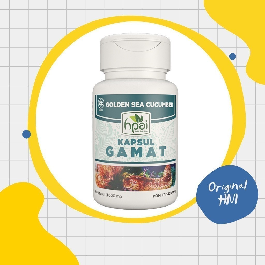Jual GAMAT KAPSUL HNI HPAI HERBAL PERSENDIAN 30GR EXP 2025 AJM | Shopee ...