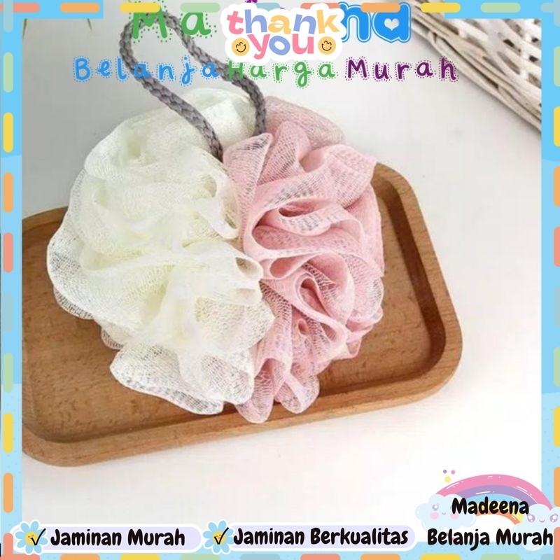 Jual Spons Mandi Shower Puff Premium Besar - Kecil / Jaring Busa Sponge ...