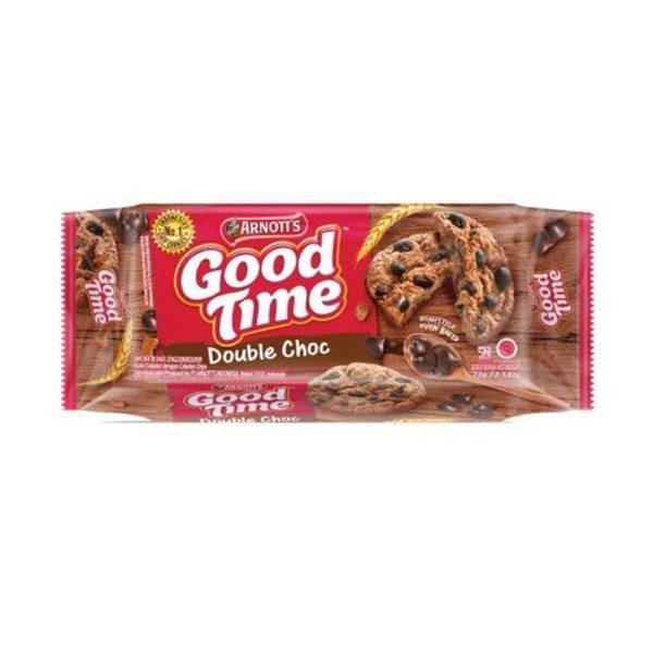 Jual GOOD TIME DOUBLE CHOCO C.CHP C 72GR | Shopee Indonesia
