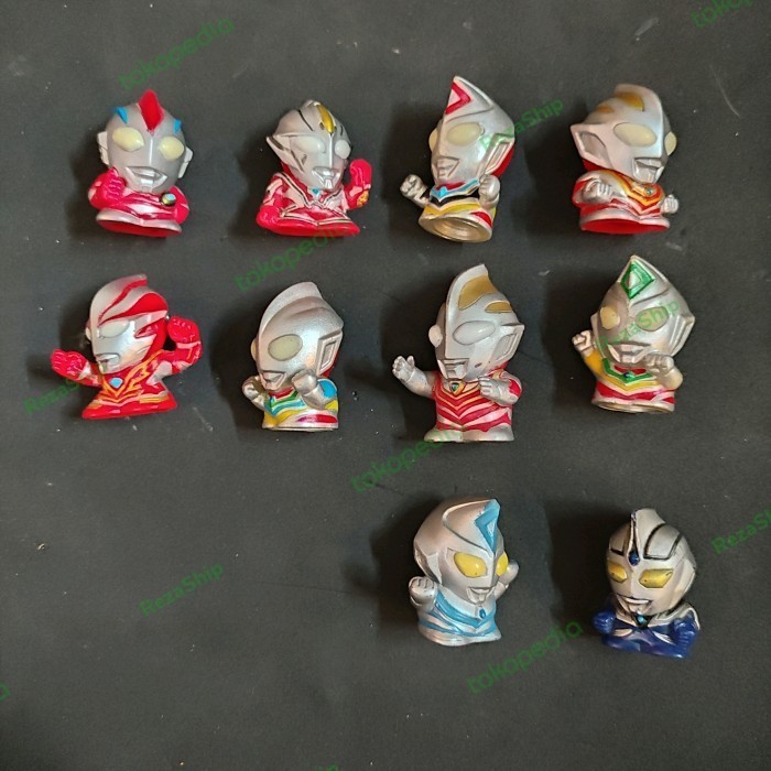 Jual finger doll mini figure ultraman max dyna agul cosmos mebius ori ...