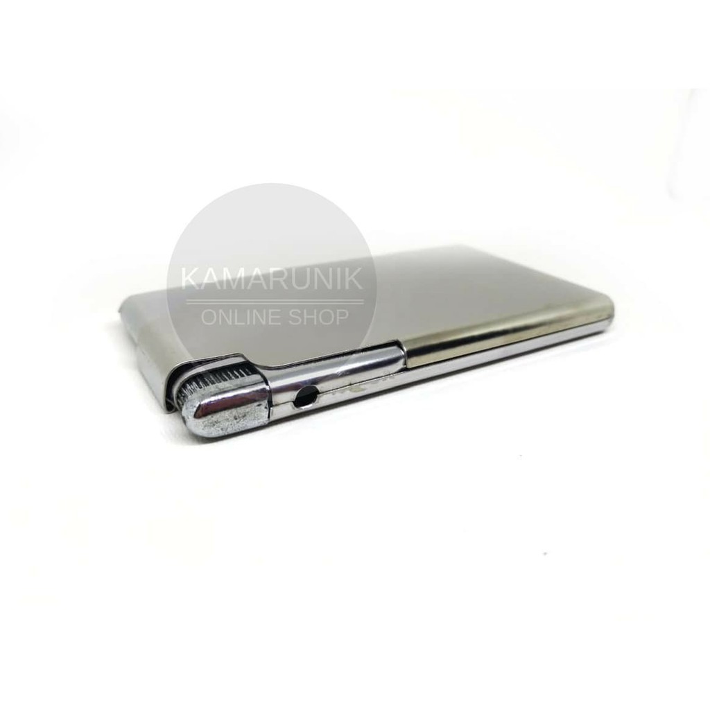 Jual New Arrival KOTAK ROK0K KOREK API SLIM POLOS STAINLESS 95 TEMPAT ...