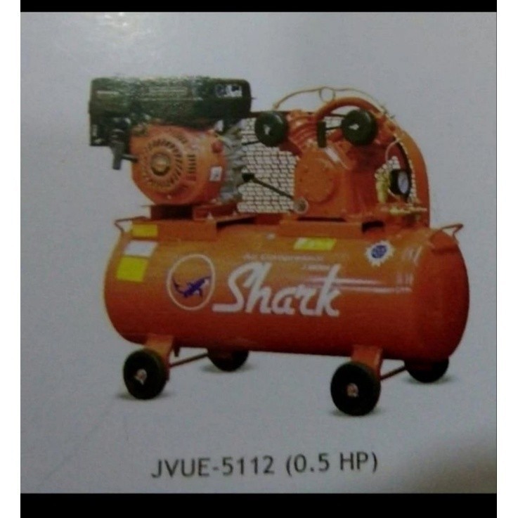 Jual Kompressor Angin Kompresor Udara Shark 1/2 pk 0,5 hp penggerak ...
