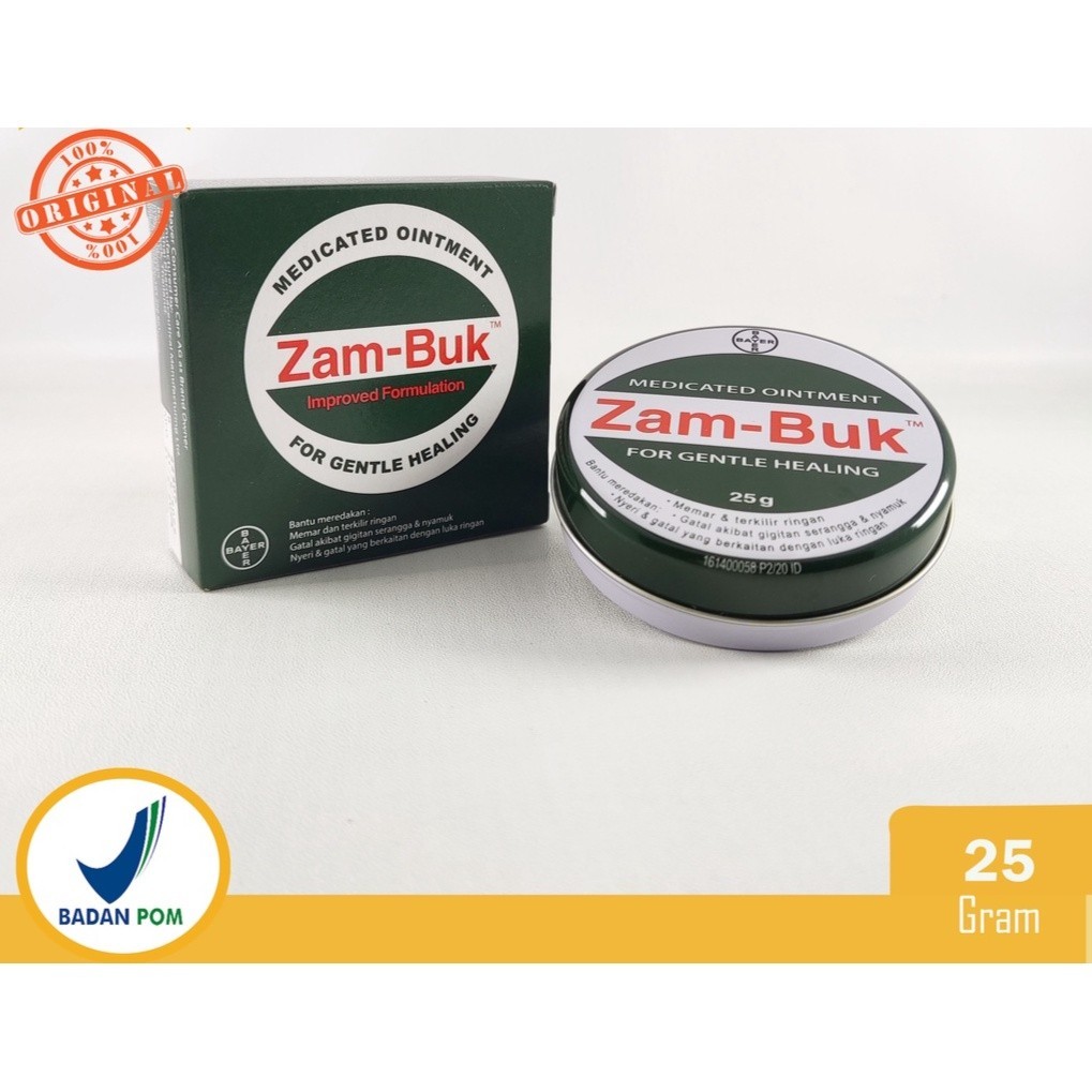 Jual ZAMBUK (25 GRAM) / ZAM BUK / ZAM-BUK Membantu meredakan memar dan ...