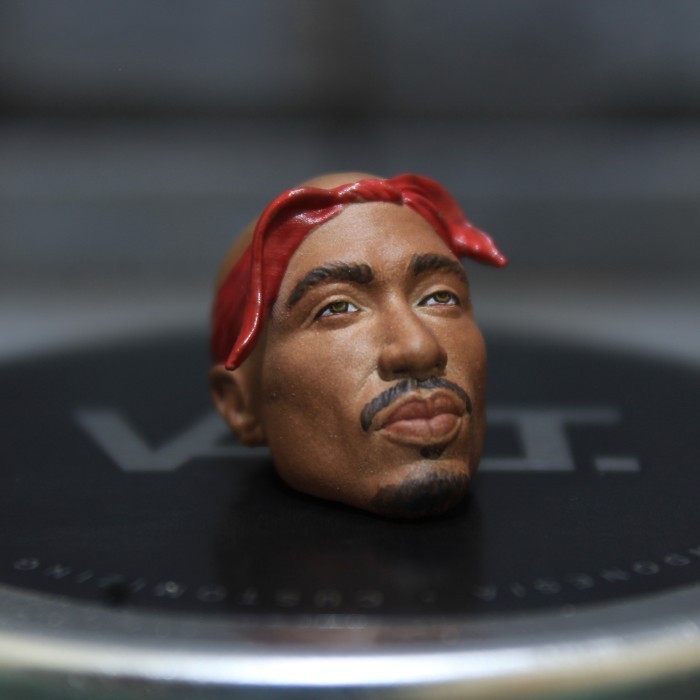 Jual Custom Figure Heads and Accessories Have Not Been Painted Tupac ...