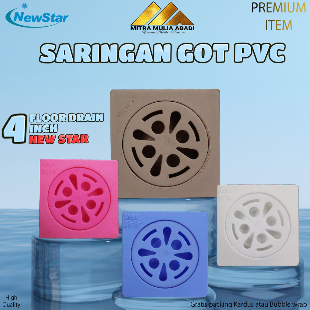Jual Saringan Got Plastik PVC NewStar 4inc / Saringan Got Kamar Mandi ...