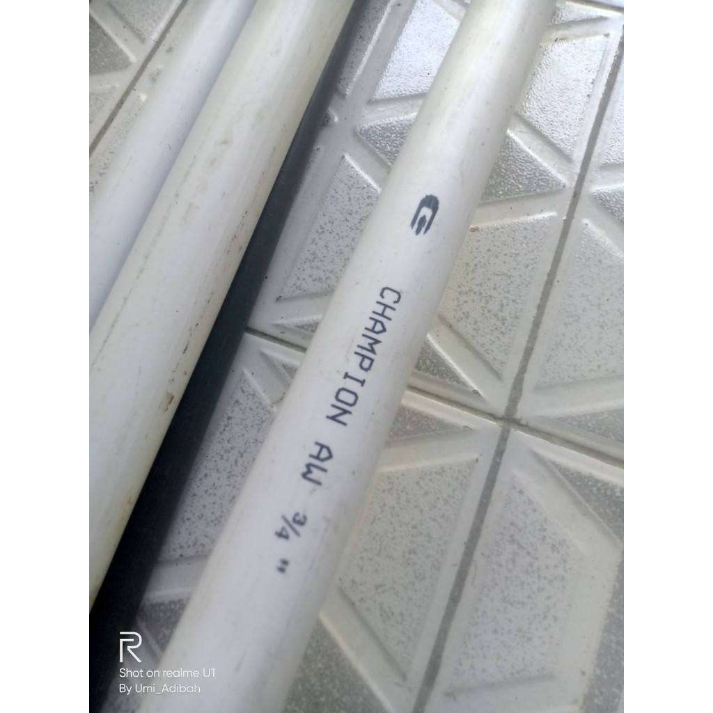 Jual Pipa PVC CHAMPION 3/4" Inch AW per 1 Meter Pipa Paralon murah ...