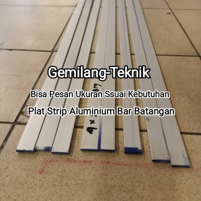 Jual Plat Strip Aluminium 10mm X 50mm X 250mm - Plat Aluminium Strip ...