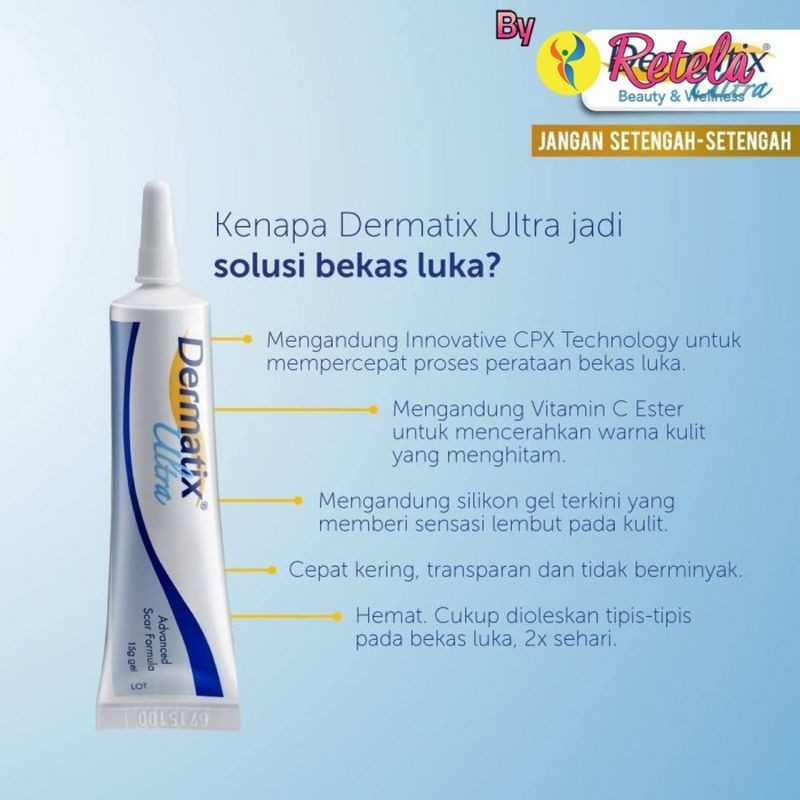 Jual DERMATIX ULTRA SCAR GEL 15GR | Shopee Indonesia