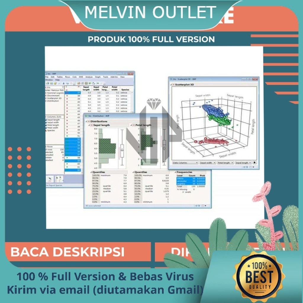 Jual Software SAS JMP Statistical Discovery PRO Full Version Terbaru ...