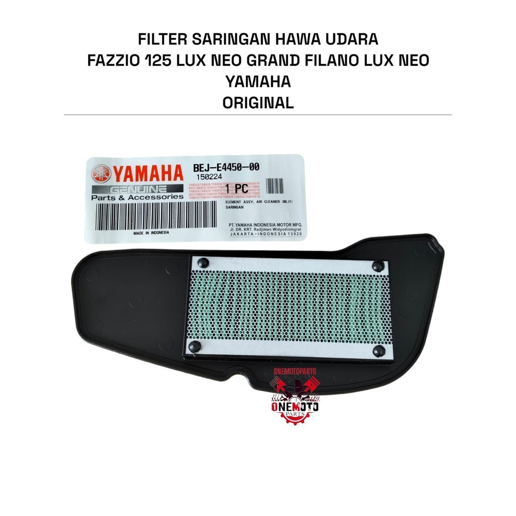 Jual SARINGAN FILTER HAWA UDARA FAZZIO 125 LUX NEO GRAND FILANO LUX NEO ...