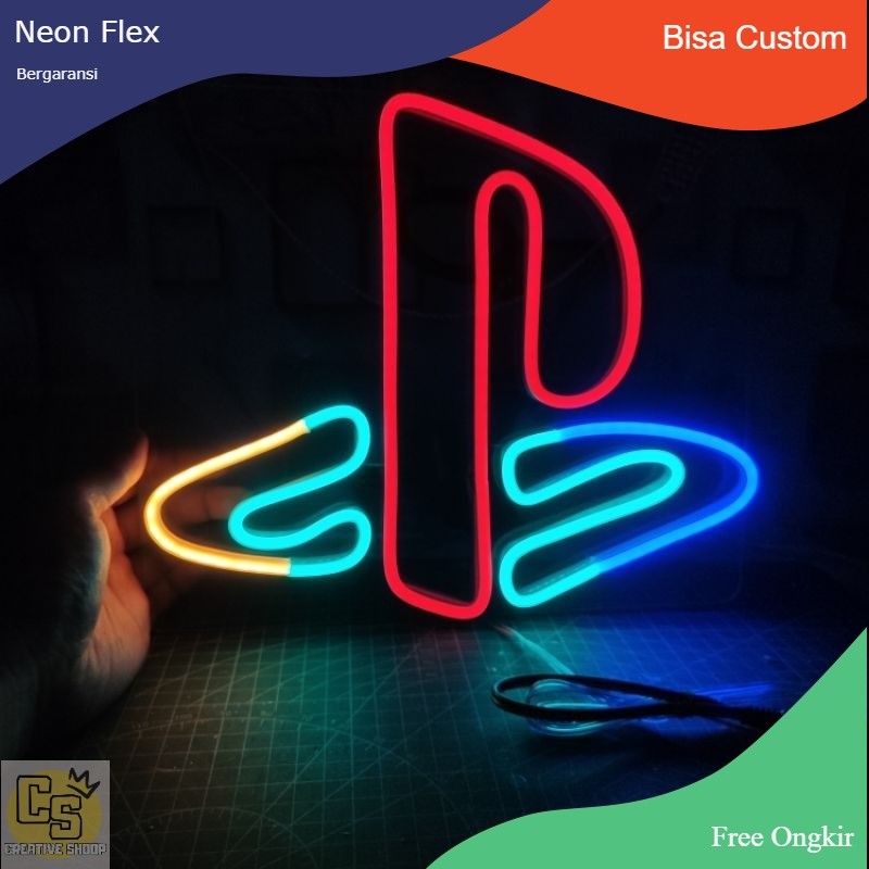 Jual Neon flex 12v Model Logo Play Station / Logo PS | Shopee Indonesia