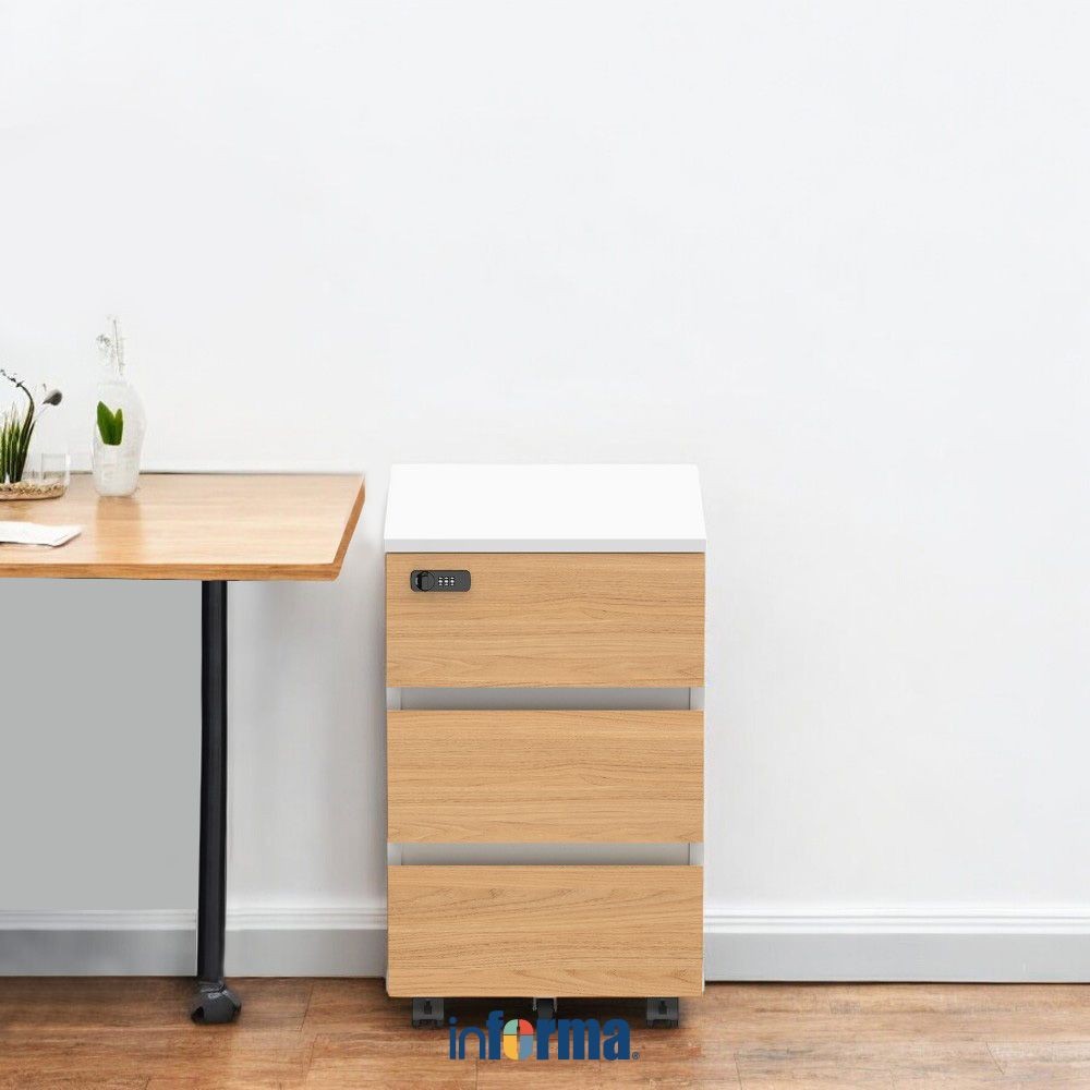 Jual Informa Sieben Laci Kantor 3 Tingkat - Cokelat Laci Kabinet ...