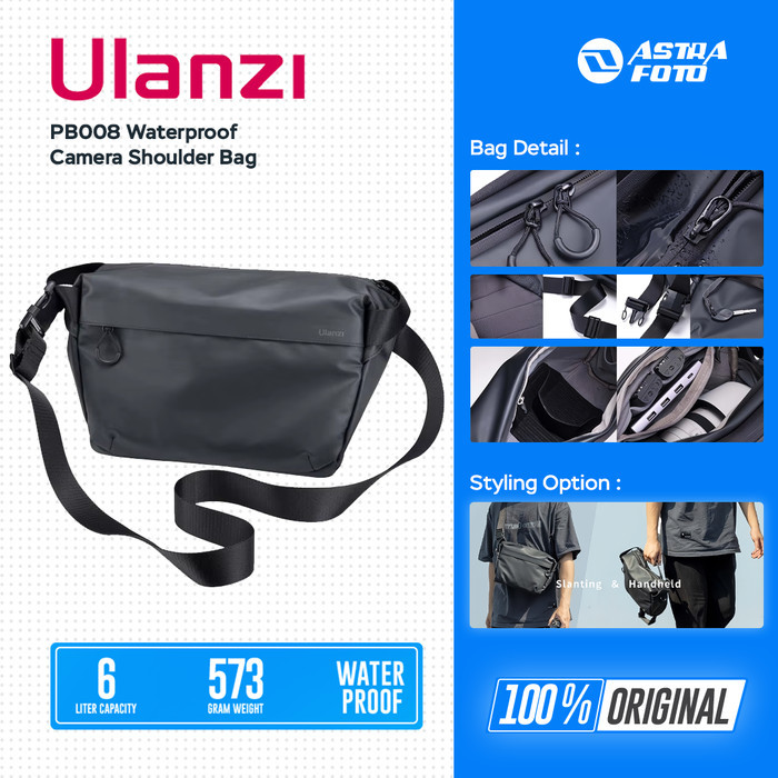 Jual Ulanzi PB008 Waterproof Camera Shoulder Bag for DSLR Mirrorless ...