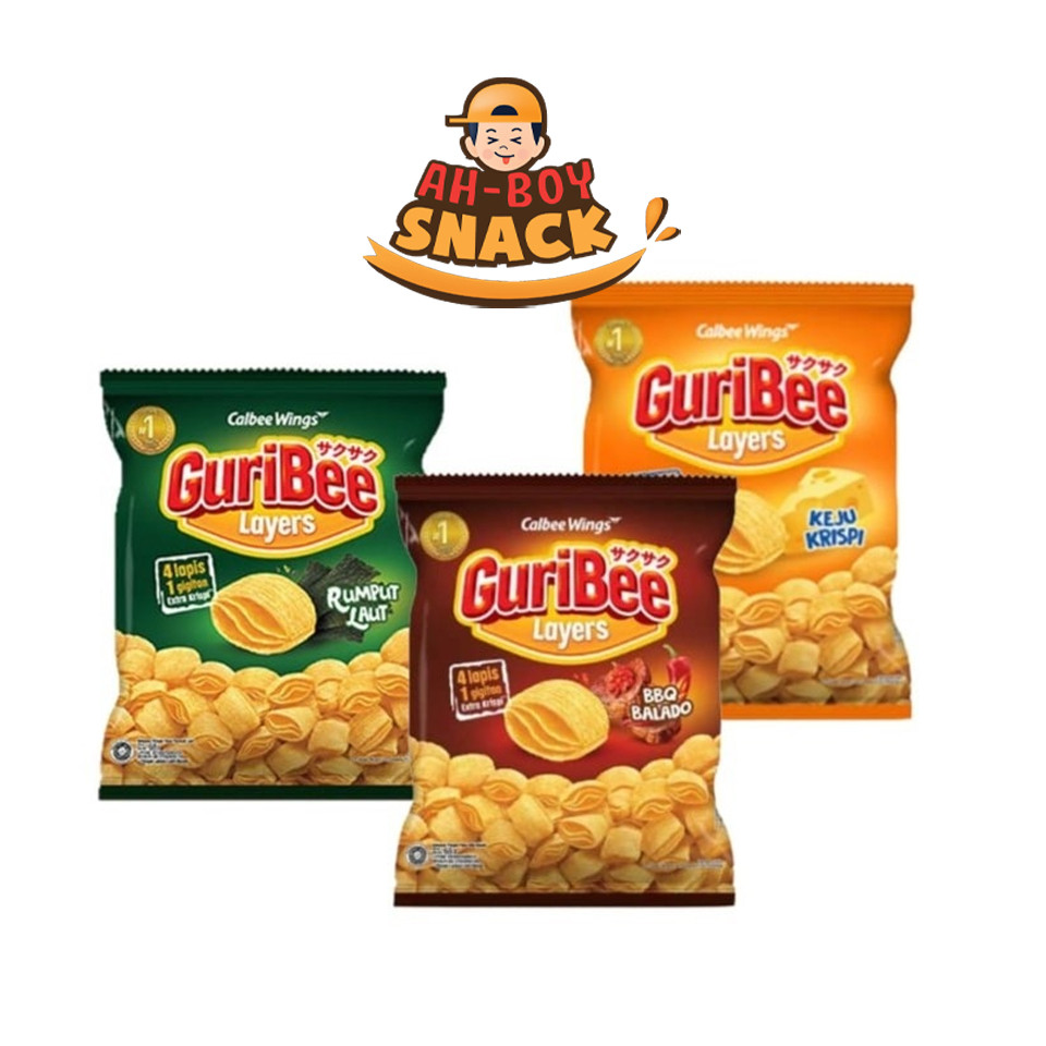 Jual GURIBEE LAYERS CHIKI 65 GRAM - VARIAN BBQ BALADO - 4 LAYERS DALAM ...