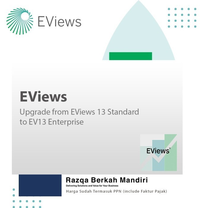 Jual EViews Upgrade from EViews 1-12 Standard Edition or Enterprise ...