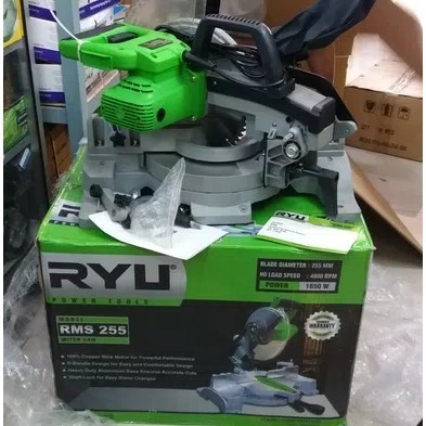 Jual MITER SAW TEKIRO RYU 10 INCH MESIN POTONG ALUMUNIUM KAYU GERGAJI ...