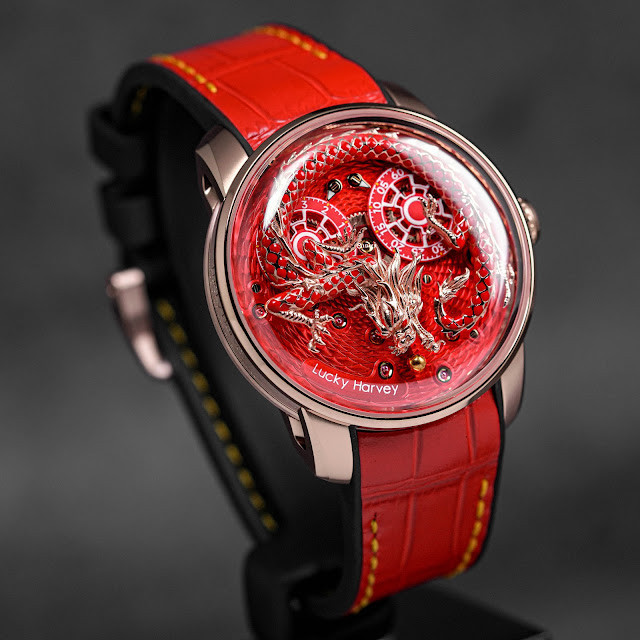 Jual LUCKY HARVEY RED ENAMEL DRAGON GOLD PEARL LIMITED EDITION (2025 ...