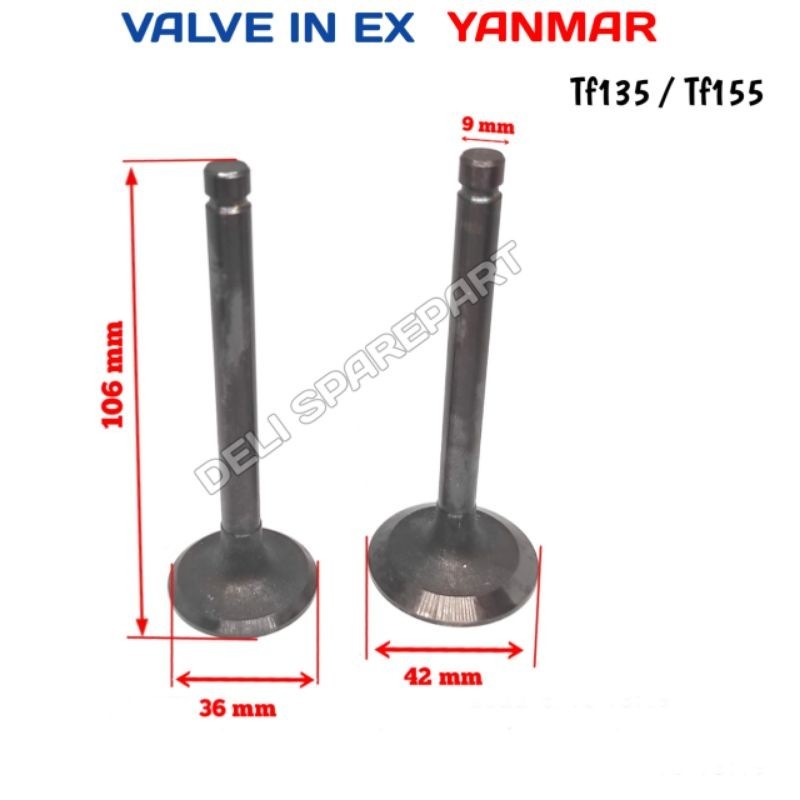 Jual Valve In Ex Klep Mesin Diesel Yanmar TF135 TF155 | Shopee Indonesia Jual Valve In Ex Klep Mesin Diesel Yanmar TF135 TF155 | Shopee Indonesia
