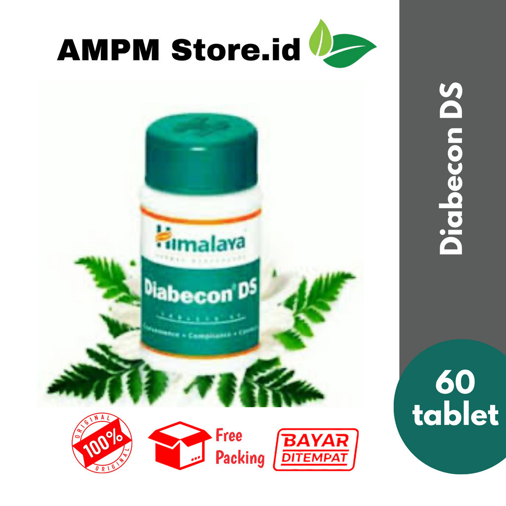 Jual Himalaya Diabecon DS Original, obat diabetes, 60 tablet | Shopee ...