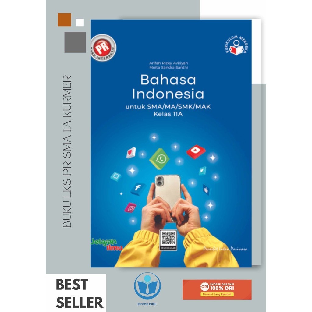 Jual Buku Pr/Lks Bahasa Indonesia Kelas 11/XI SMA/Ma Semester 1 Kurikulum Merdeka Intan pariwara ...