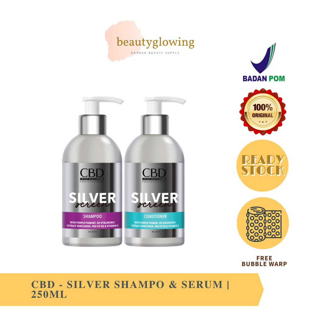 Jual CBD Professional Silver Screen Shampoo / Conditioner 250ml untuk ...