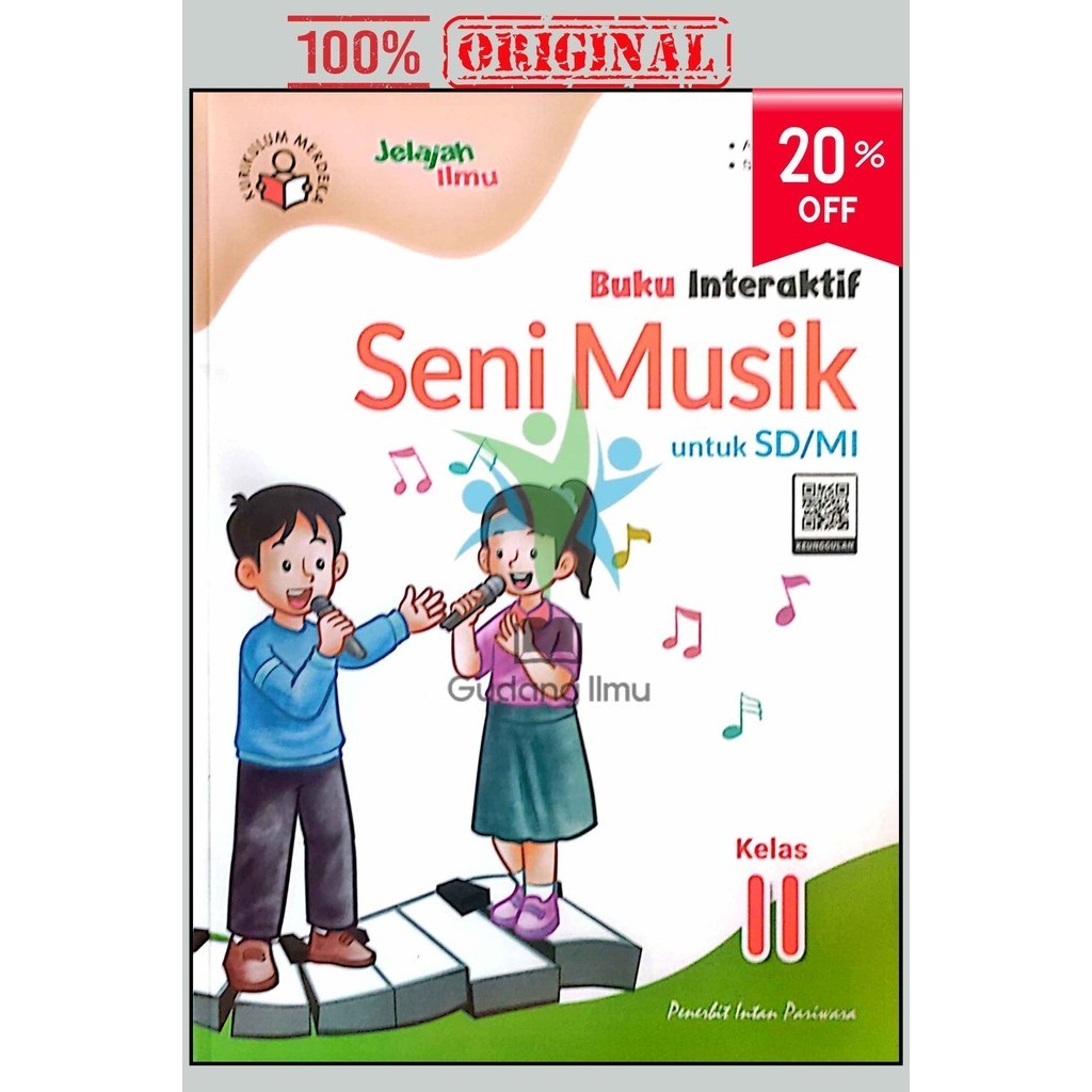 Jual Buku Interaktif Seni Musik SD/MI Kelas 2 Semester 1&2 Kurikulum Merdeka Intan pariwara ...