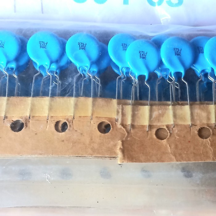 Jual kapasitor 271K 1KV original SANWA 271 270pf 1000v capasitor ...