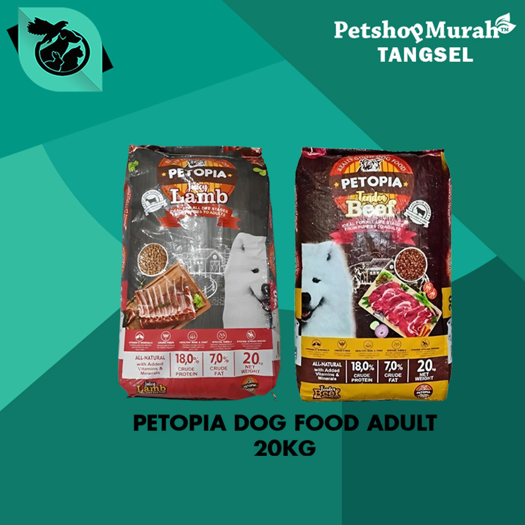 Jual Makanan Anjing Petopia Dog Food Adult Puppy 20 Kg | Shopee Indonesia