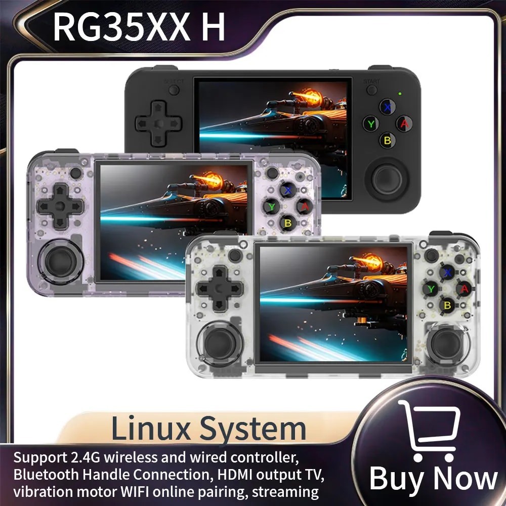 Jual RG35XX H Game Console Linux Portable Gaming Classic Gaming Retro ...
