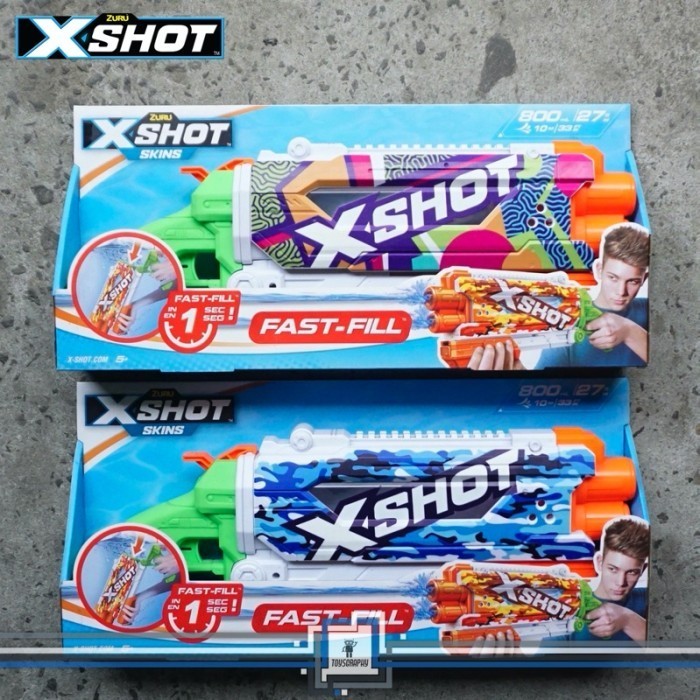 Jual Zuru XShot Fast Fill Skins Pump Action Water Gun Shotgun Pistol ...