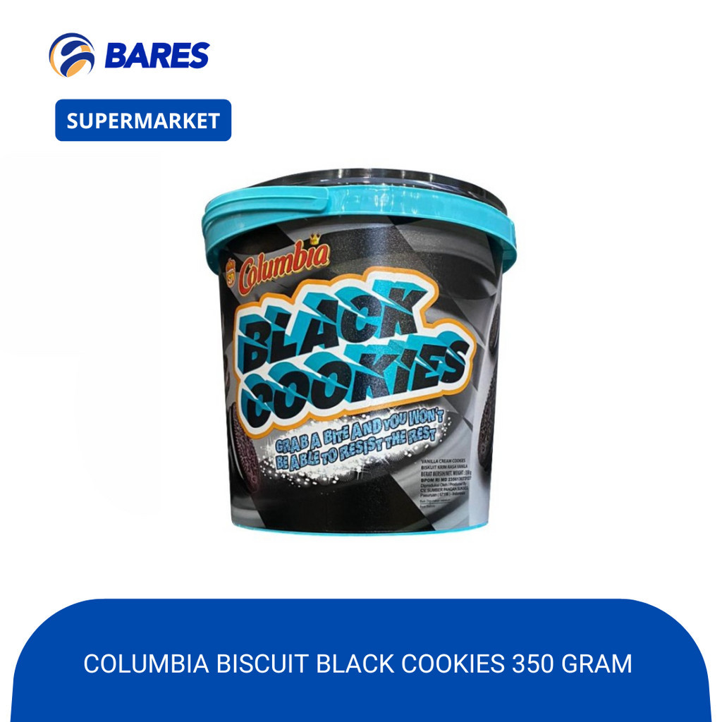 Jual Columbia Black Cookies Biscuit 350 Gram | Shopee Indonesia