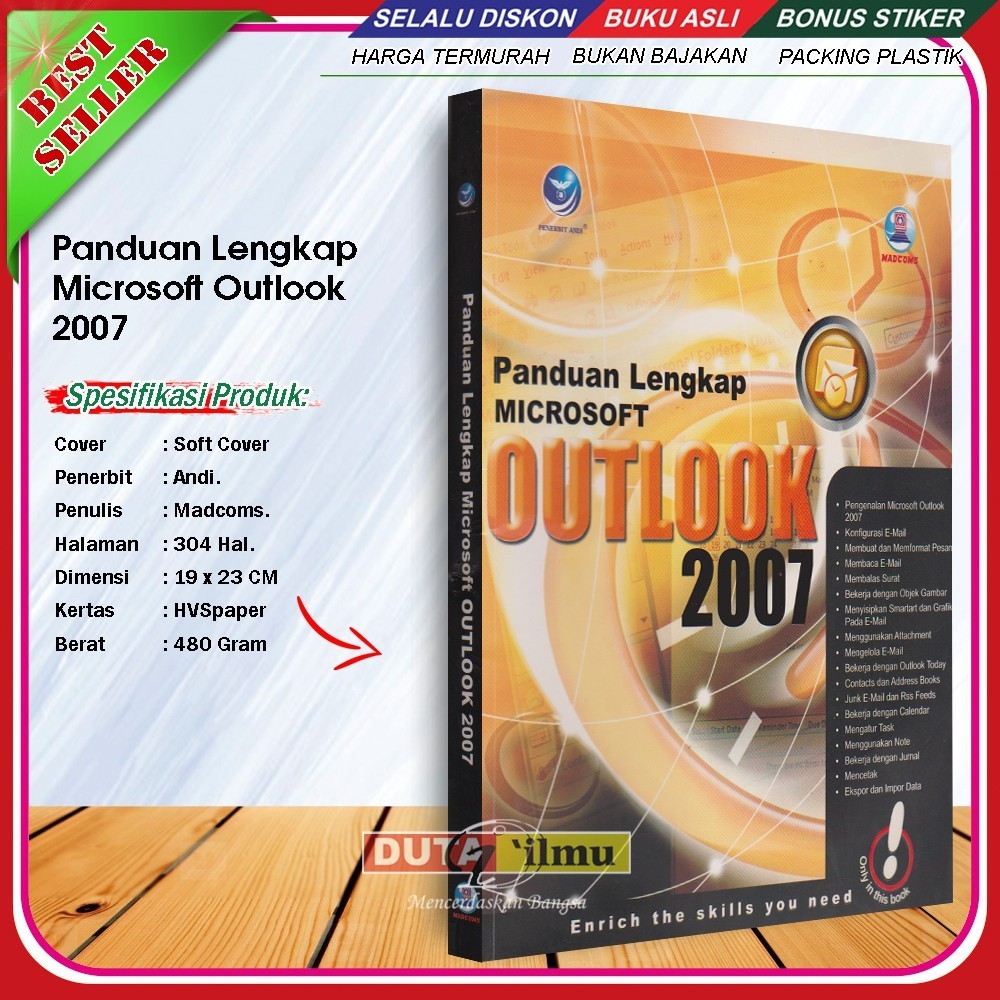 Jual Panduan Lengkap: Microsoft Outlook 2007 | Shopee Indonesia Jual Panduan Lengkap: Microsoft Outlook 2007 | Shopee Indonesia