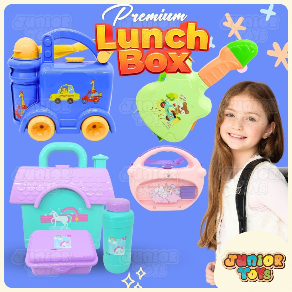 Jual Kotak Makan Anak Premium Lunch Box Set Tempat Bekal Makanan Botol ...