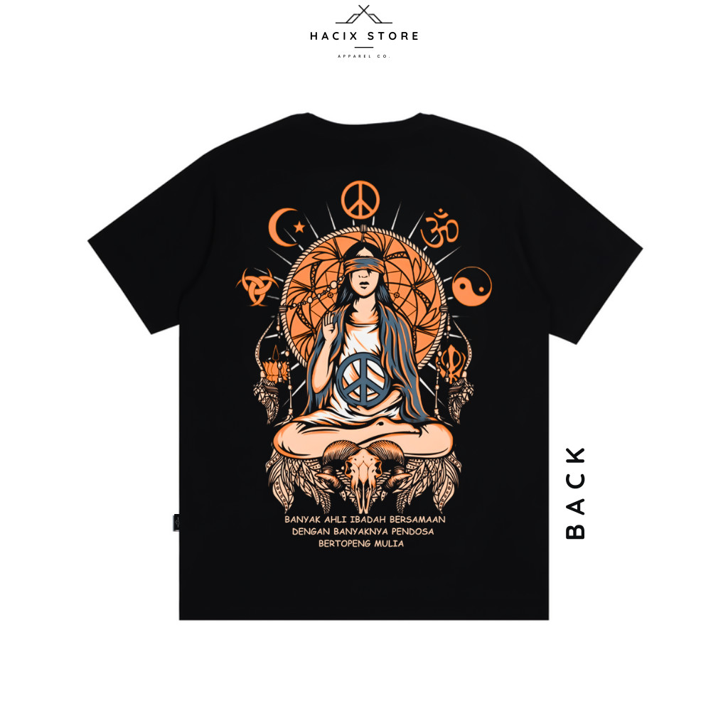 Jual Hacix Store - KAOS SINDIRAN SATANIC PLURALISME BANYAK AHLI IBADAH ...