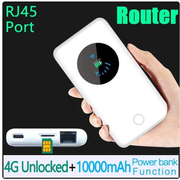 Jual SMARTCOM ~ Modem Wifi 4G LTE with Power Bank SM10K 10000mAh Port ...