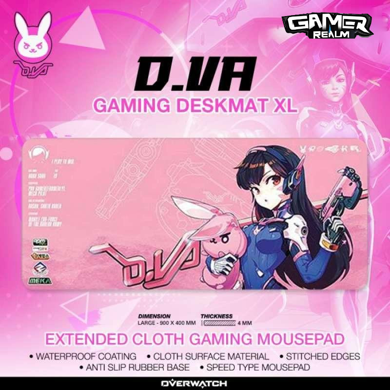 Jual D.VA Overwatch Deskmat XL Gaming Mousepad | Shopee Indonesia