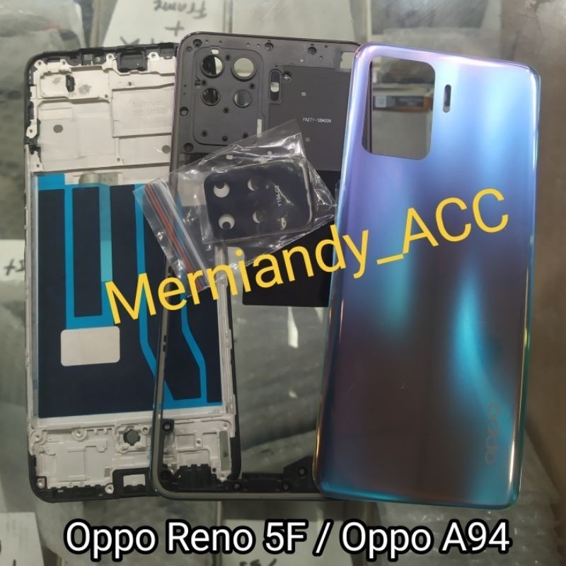 Jual Cessing hausing fullset frame lcd Oppo Reno 5F / Oppo A94 Backdor ...
