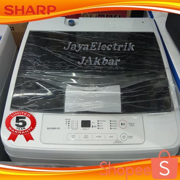 Jual Promo Idul Fitri promosi diskaun istimewaMesin Cuci 1 Tabung SHARP ESF 950 P GY Full ...