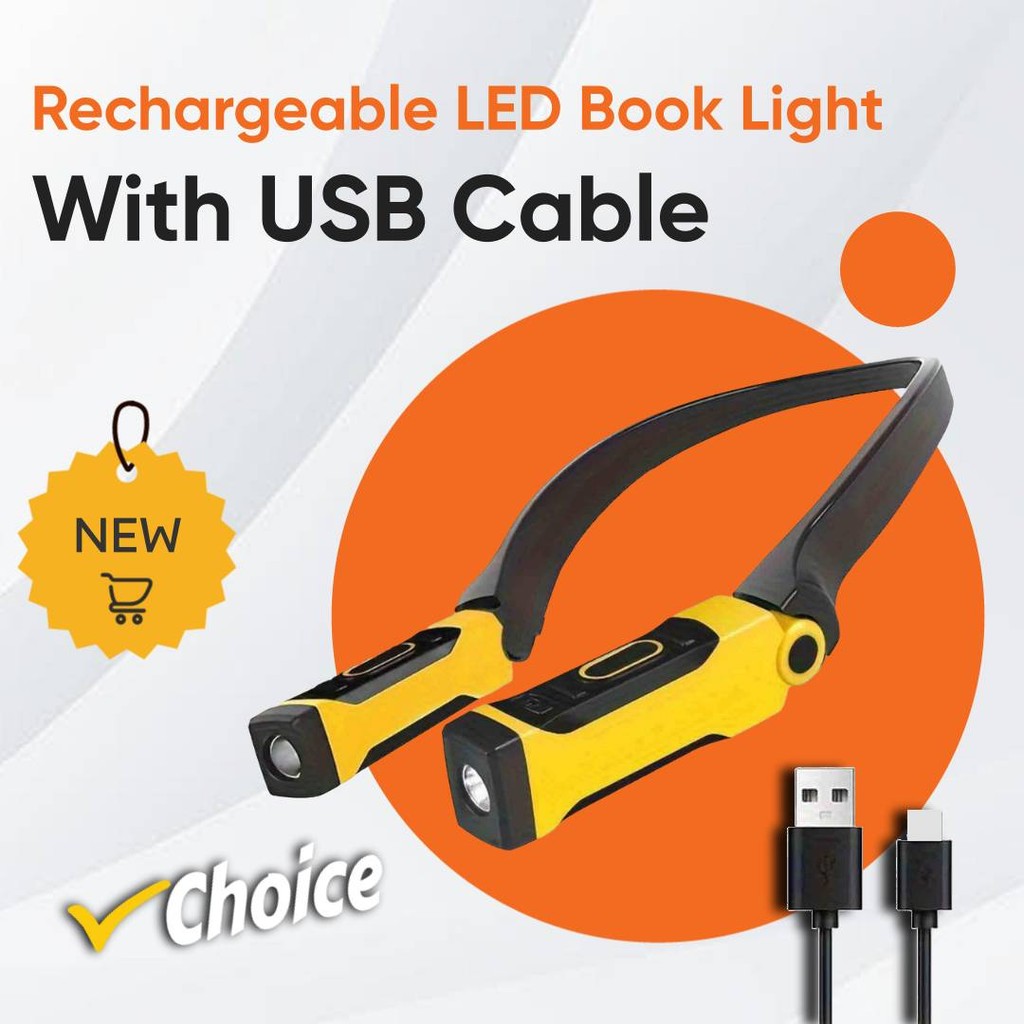Jual Reading in Bed Bendable Book Lights LED Neck Reading Light 105 ...