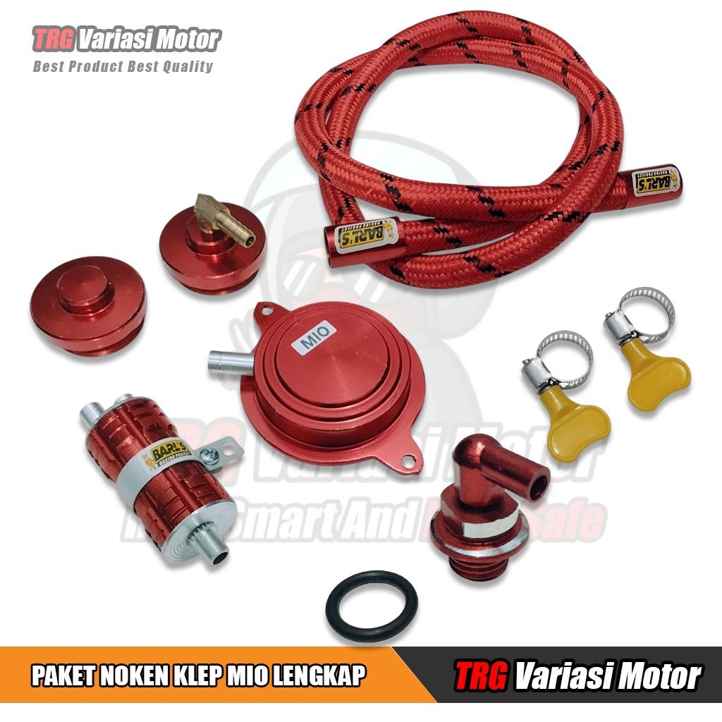 Jual Tutup Klep Mio Racing CNC Tutup Timing Mio Sporty Set Tabung Hawa ...