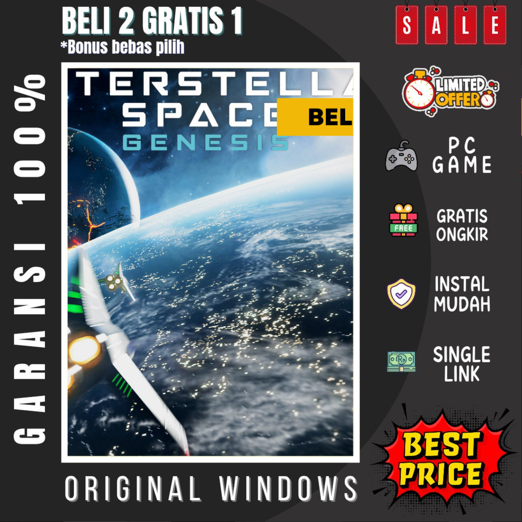 Jual INTERSTELLAR SPACE GENESIS - GAME PC - GAME LAPTOP - PC GAMES - BELI 2 GRATIS 1 - ORIGINAL ...