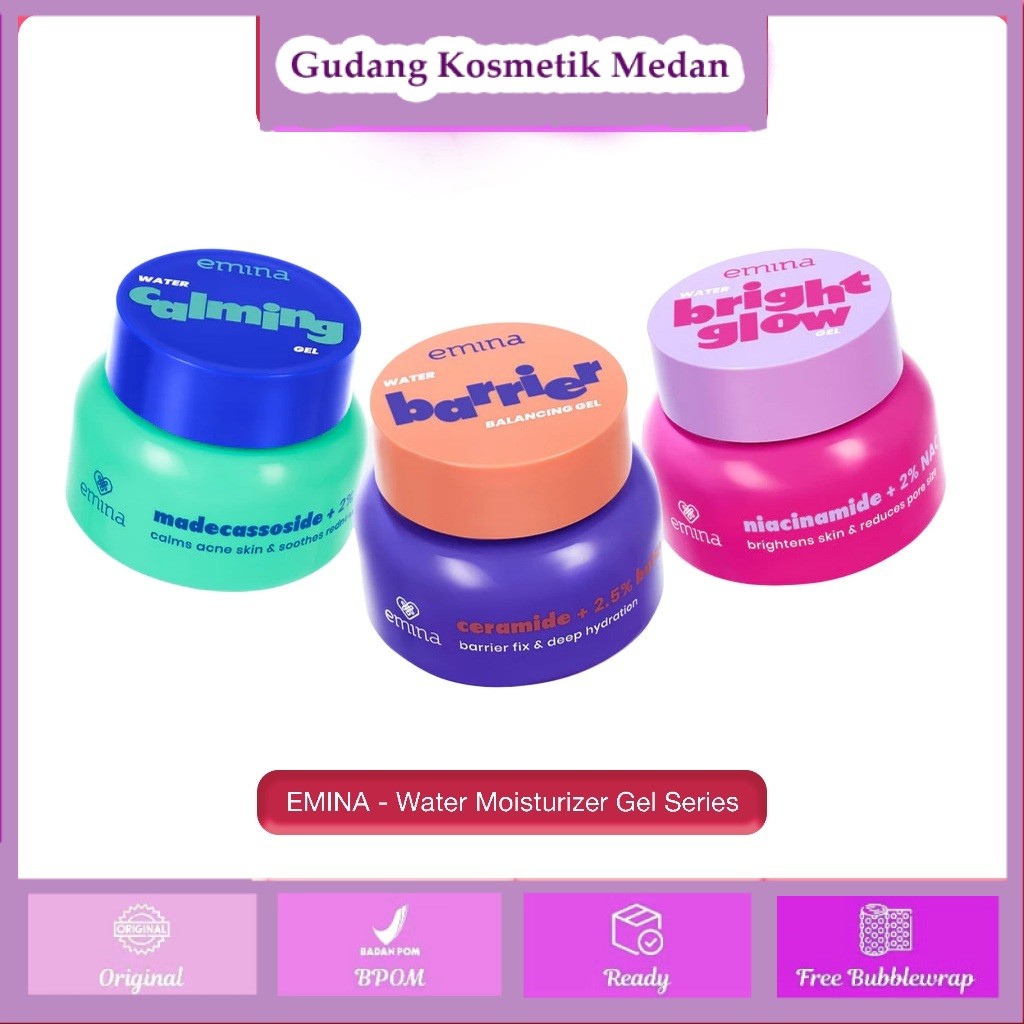 Jual EMINA - WATER GEL MOISTURIZER ( 30 g ) - Pelembab Wajah ...