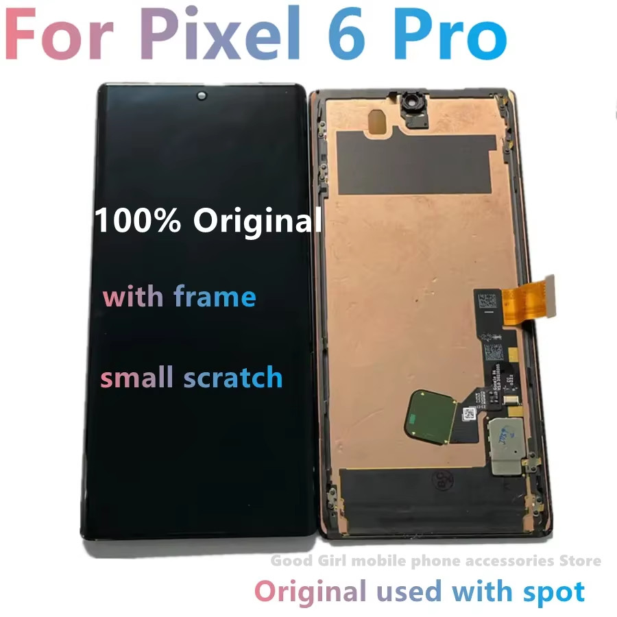 Jual Original AMOLED LCD For Google Pixel 6 Pro Display Screen Frame ...