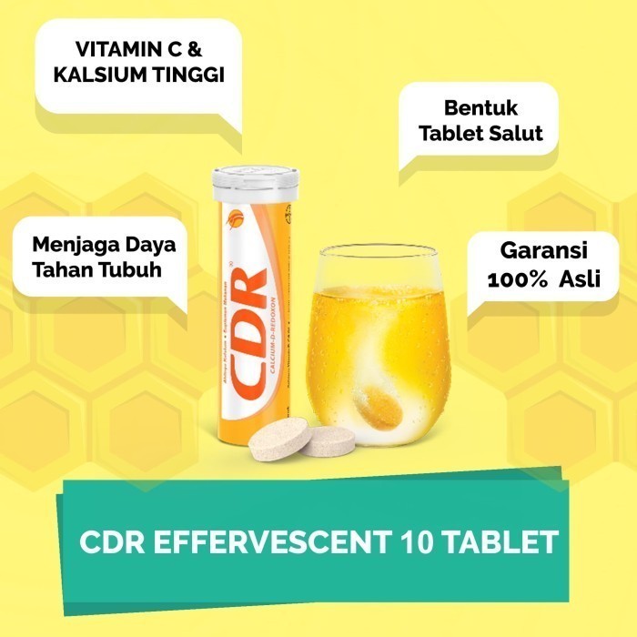 Jual CDR Multi Vitamin Rasa Jeruk 10 Tablet ORIGINAL 100% | Shopee ...