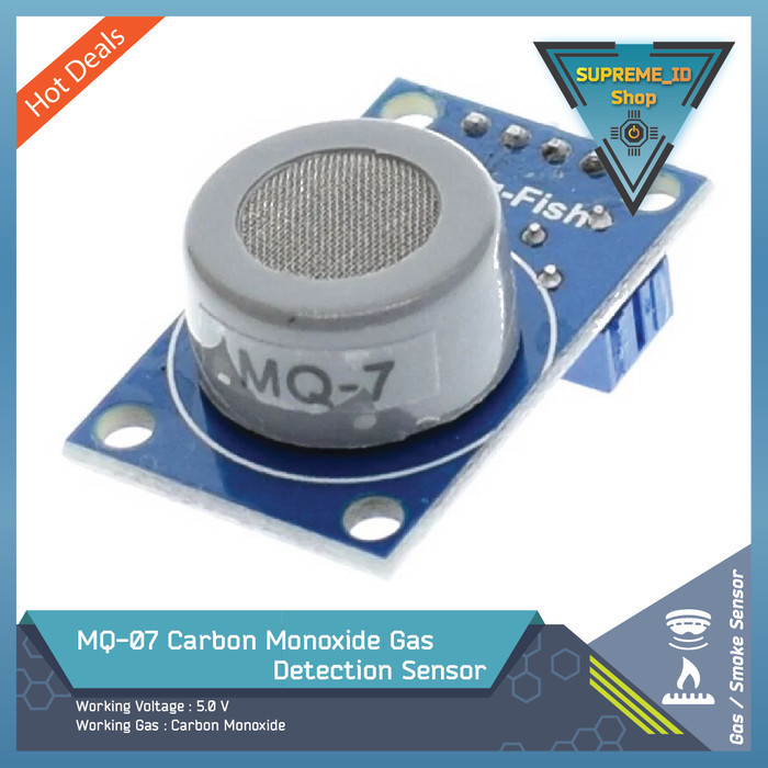 Jual MQ-7 MQ7 Carbon Monoxide CO Gas Detection Sensor | Shopee Indonesia
