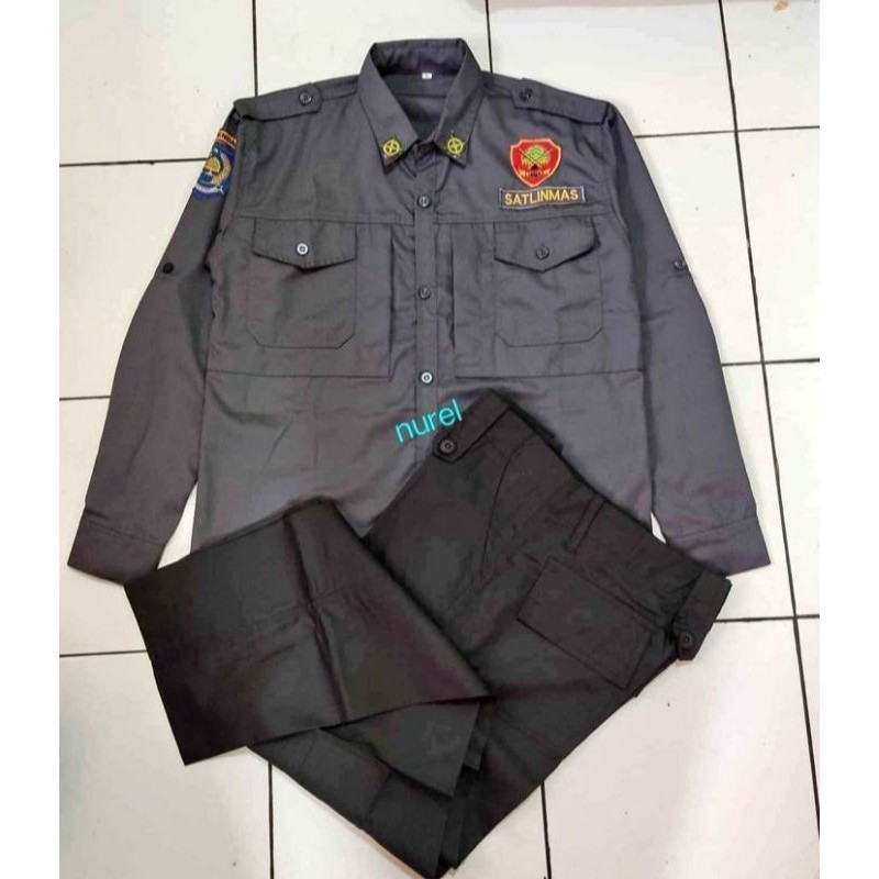 Jual [OUR BEST] SPECIAL PRICE Baju Linmas/Satu Set Stelan Linmas ...